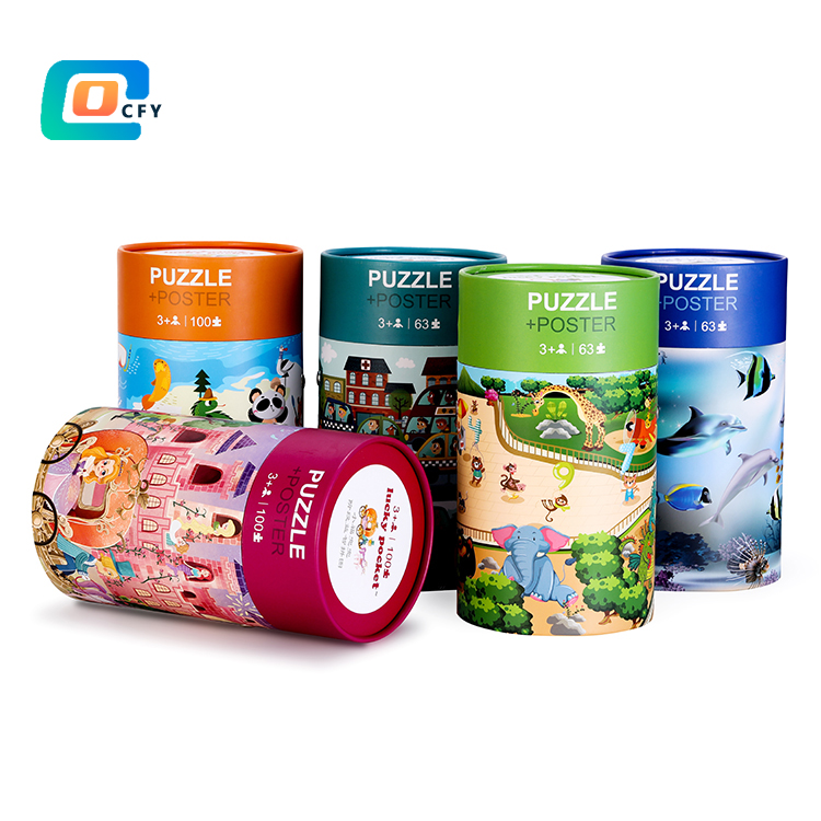Cylinder Paper Puzzle